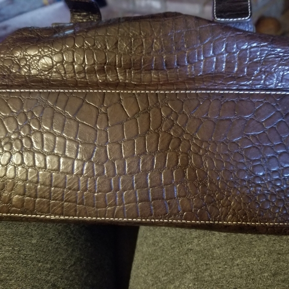 Prune | Bags | Prune Brown Croc Print Handbag | Poshmark